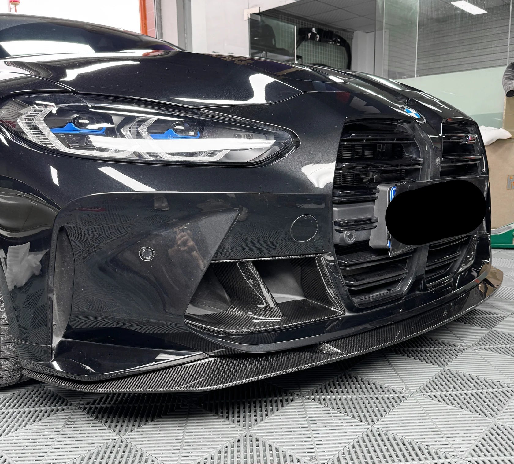 Pre-Preg Dry Carbon Fiber Front Lip - BMW G80 & G81 M3 / G82 & G83 M4