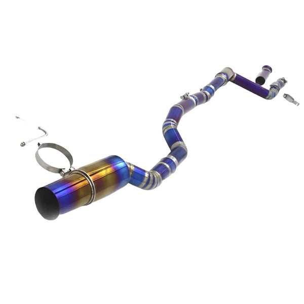Titanium High Performance Full Catback Single Exhaust Tip System - Toy – The Carbon Industries