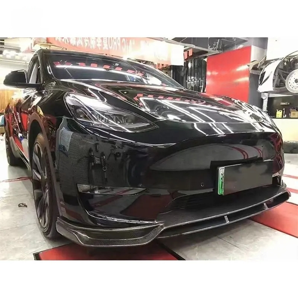 Carbon Fiber Front Splitter Lip - Tesla Model Y – The Carbon Industries