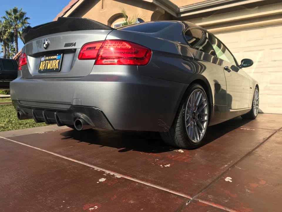 PSM Style High Kick Carbon Fiber Trunk Spoiler - BMW E90 / E92 / E93 M