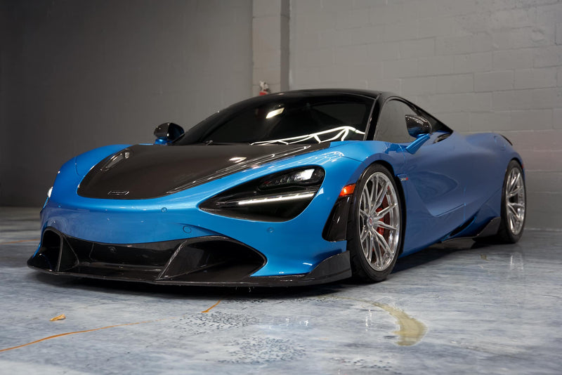 V Style Dry Carbon Fiber Front Lip - Mclaren 720s – The Carbon Industries