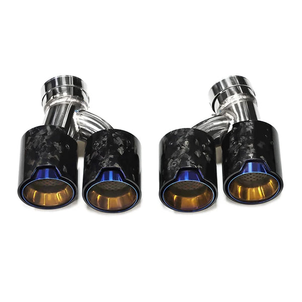 MP Style Carbon Fiber Exhaust Tips - BMW G30 5 series – The Carbon ...