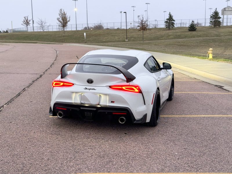 MK4 Style Carbon fiber Spoiler Wing - Toyota MK5 A90 Supra – The Carbon ...