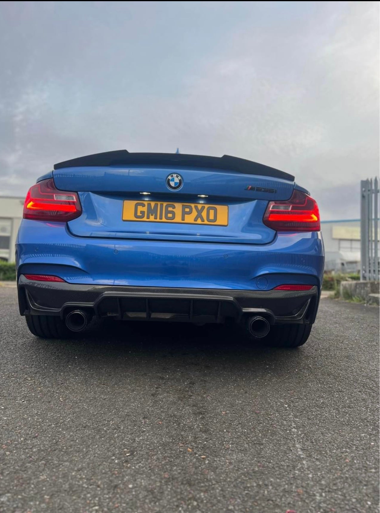 Carbon Fiber Rear Diffuser - BMW F22 / F23 2 Series