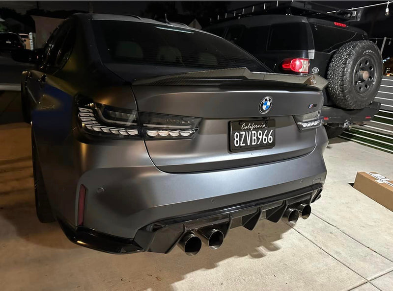 GTS Style Clear OLED Taillights - BMW G80 M3 & G20 3 Series – The ...