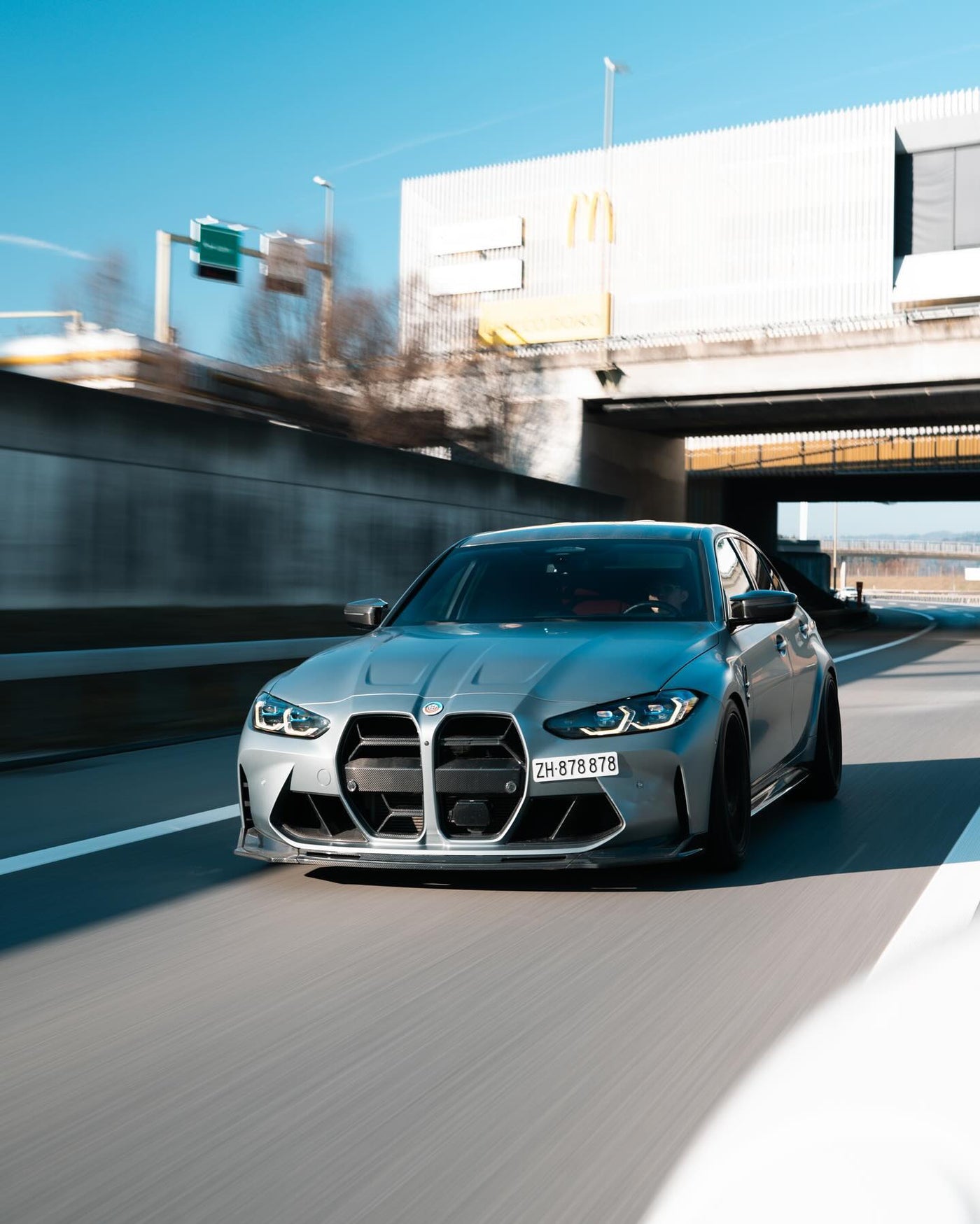 Carbon Fiber CSL Style Front Grille Replacement - BMW G80 M3 & G82 / G