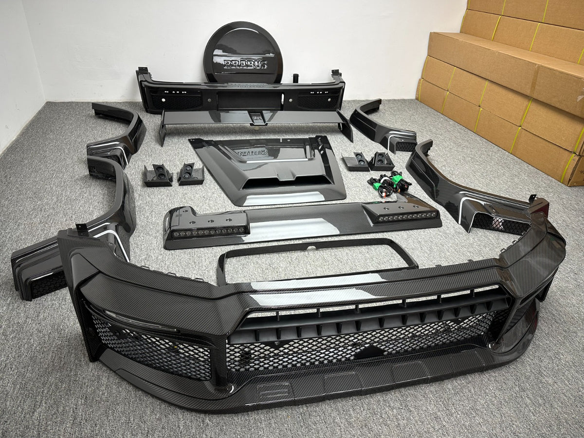 Carbon Fiber Full Brabus Body Kit - Mercedes Benz G Class G63 G500 G58