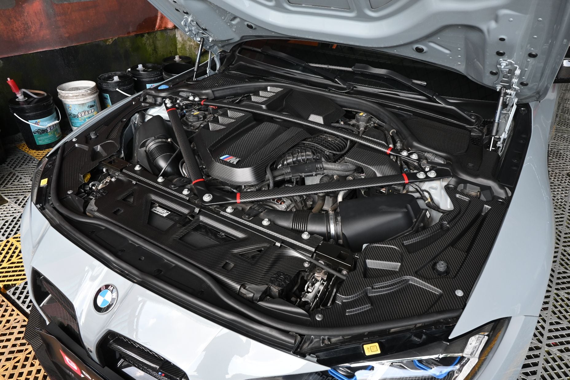 Dry Carbon Fiber Full Engine Bay Cover Kit - BMW G80 M3 & G82 M4