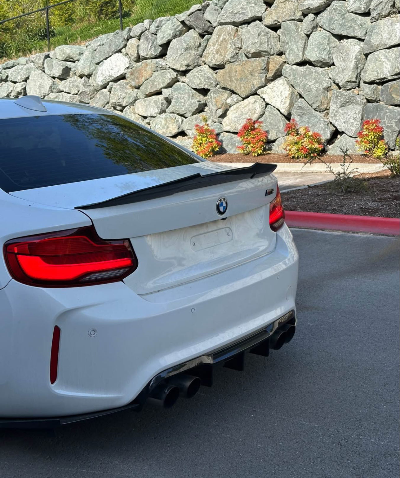 PSM Style High Kick Carbon Fiber Trunk Spoiler - BMW F87 M2 & F22 2 Se