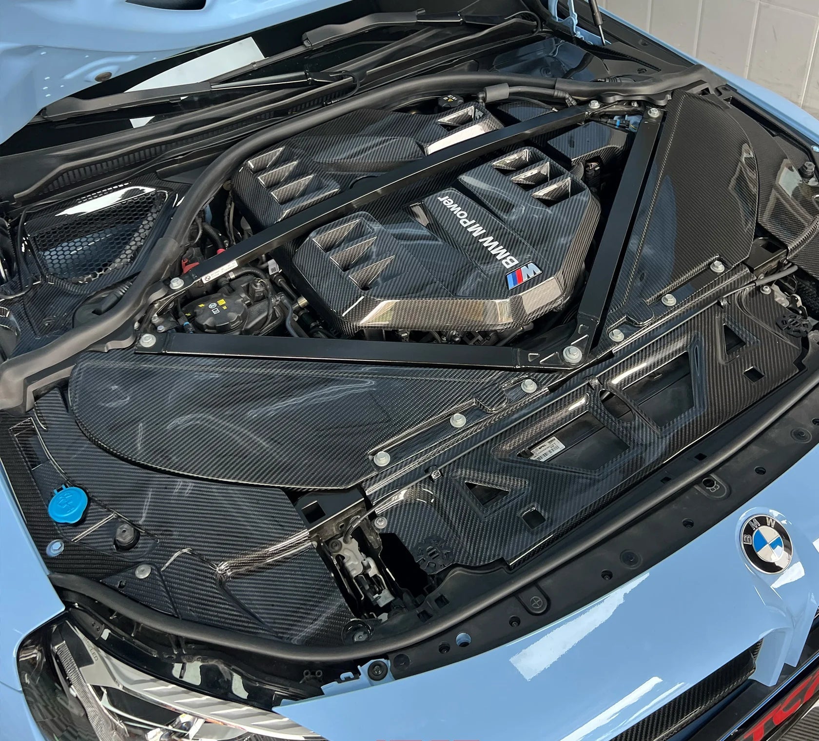 Dry Carbon Fiber Full Engine Bay Cover Kit - BMW G80 M3 & G82 M4