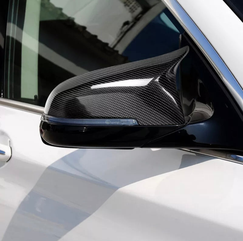 M style Carbon Fiber Mirror Cap Set - BMW F10 5 Series – The Carbon ...
