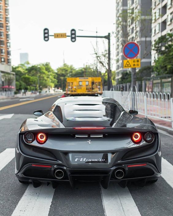 N Style Carbon Fiber Rear Diffuser - Ferrari F8 Tributo – The Carbon ...