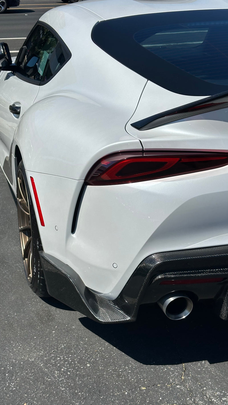 Carbon Fiber Rear Diffuser V2 for Toyota A90 Supra – The Carbon Industries