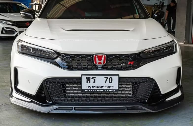 Carbon Fiber A Style Front Splitter Lip - Honda Civic TypeR FL5