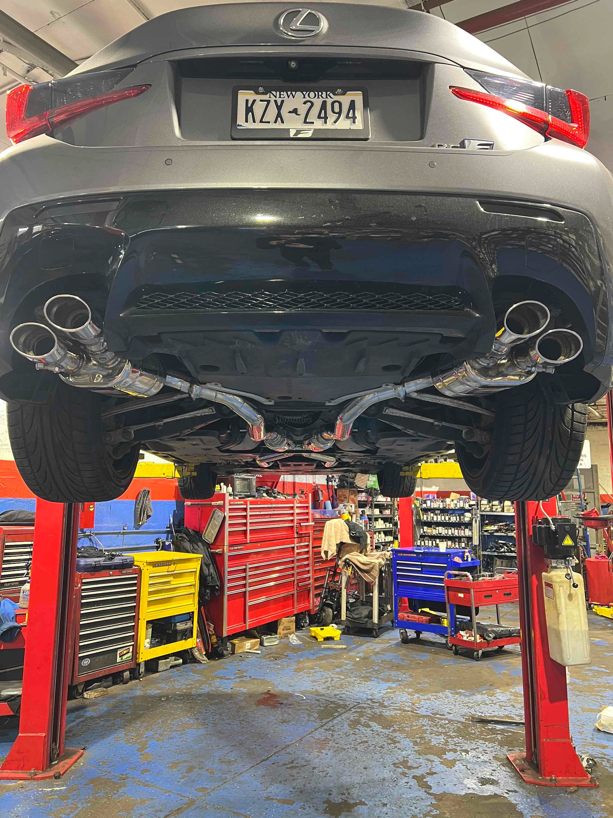 Valved Catback Exhaust System - Lexus RCF 5.0L 2014-2017