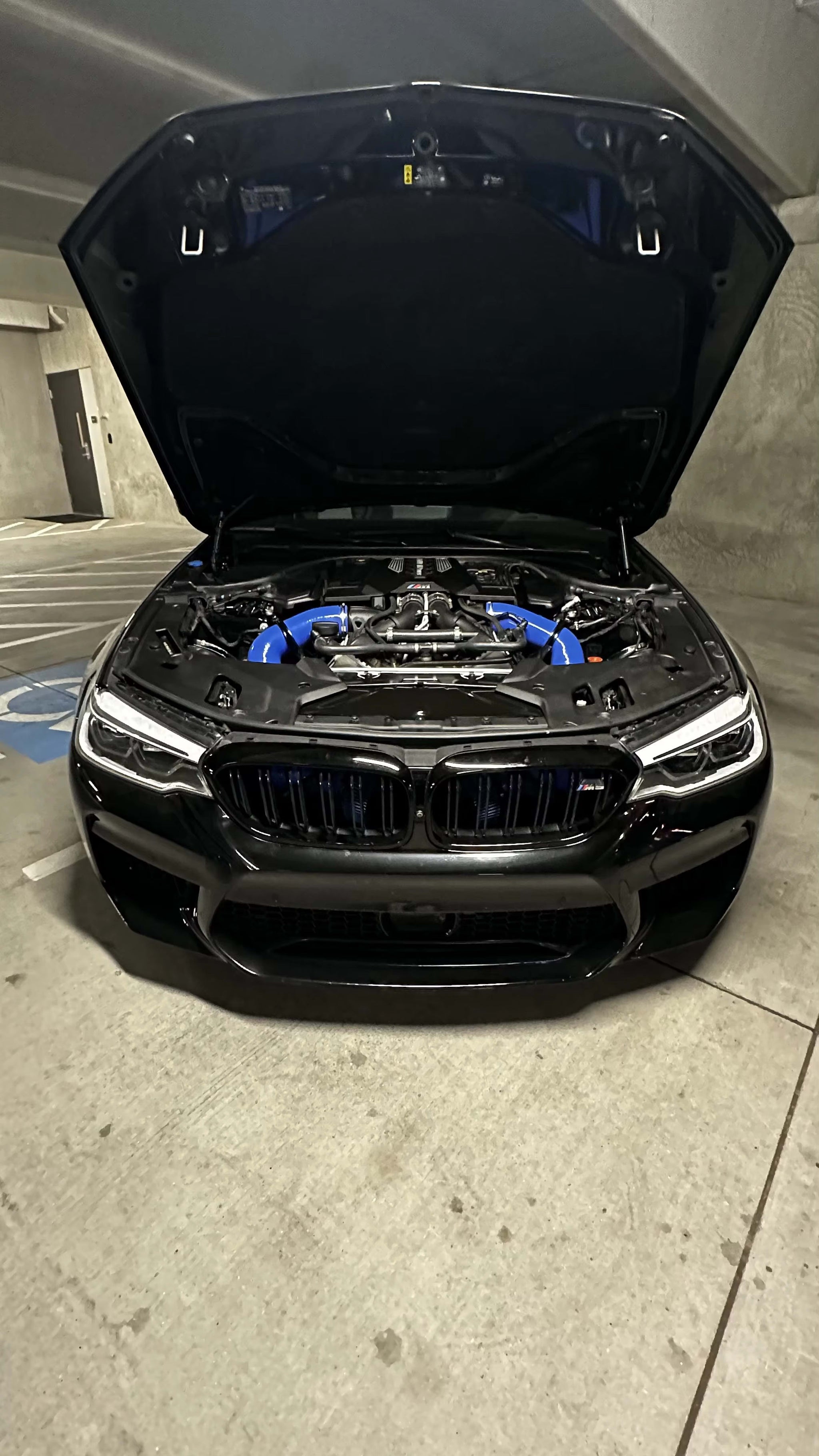 S63 Front Mount Air Intake Kit - BMW M8 M5 F90 F91 F92 F93