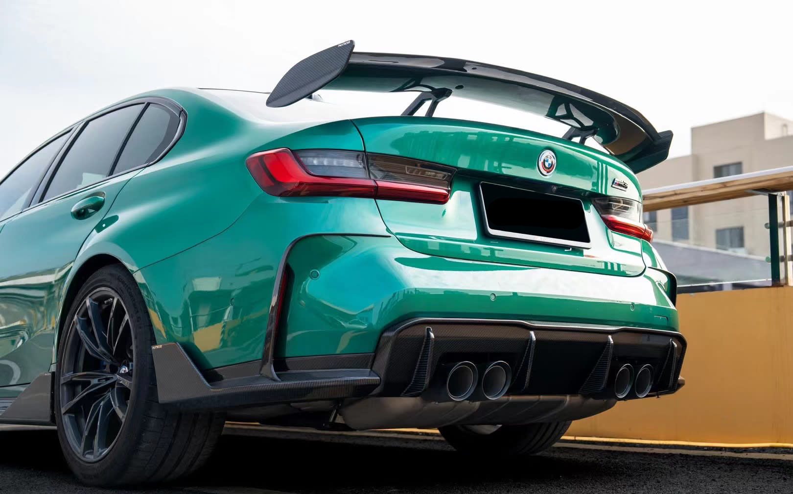 Prepreg Carbon Fiber PT Style Rear Diffuser - BMW G8x M3 G80 M4 G82 G8