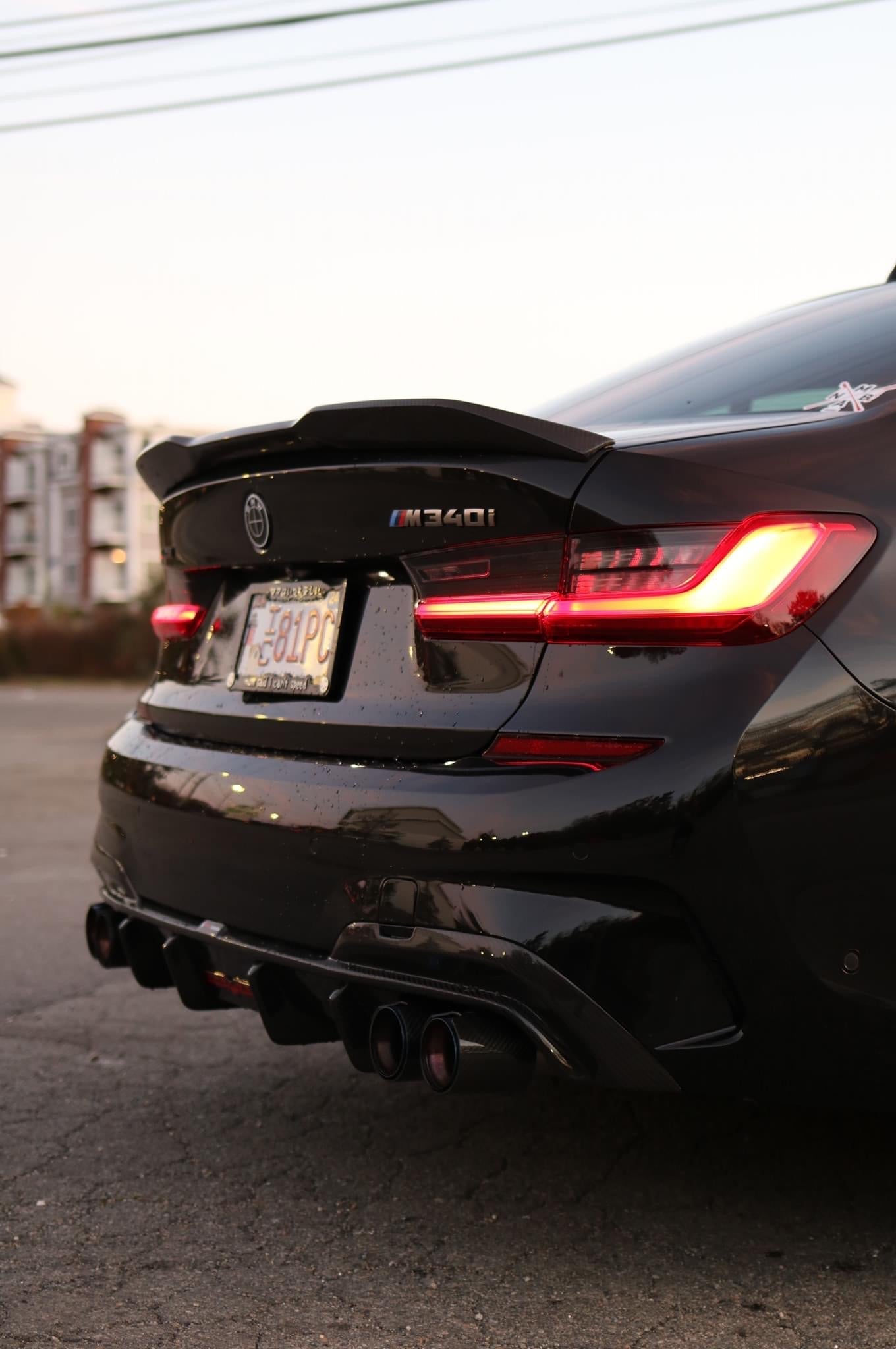 CS Style Carbon Fiber Trunk Spoiler - BMW G80 M3 & G20 3 Series – The ...