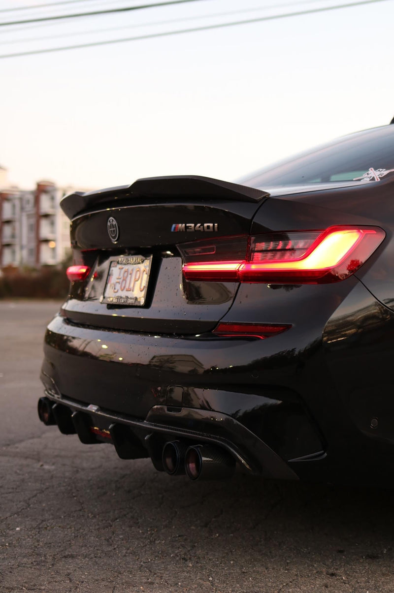 CS Style Carbon Fiber Trunk Spoiler - BMW G80 M3 & G20 3 Series – The ...