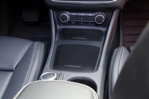 Carbon Fiber Center Console Storage Box Cover - Mercedes Benz CLA-Clas