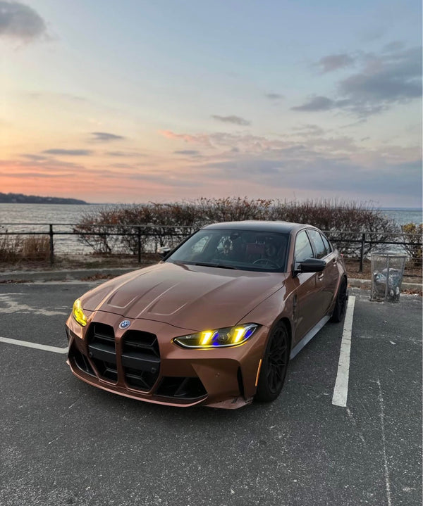 Facelift Snake Eyes Dual Color DRL Headlight V2 Upgrade - G8X G80 M3 G