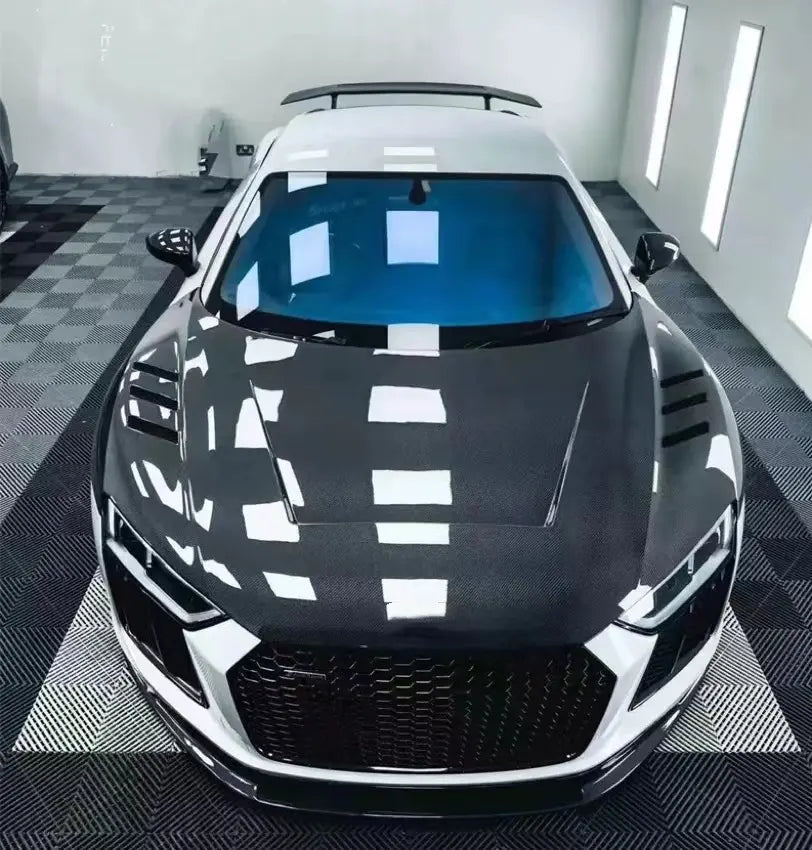 Carbon Fiber Vented Front Hood - Audi R8 Gen 2