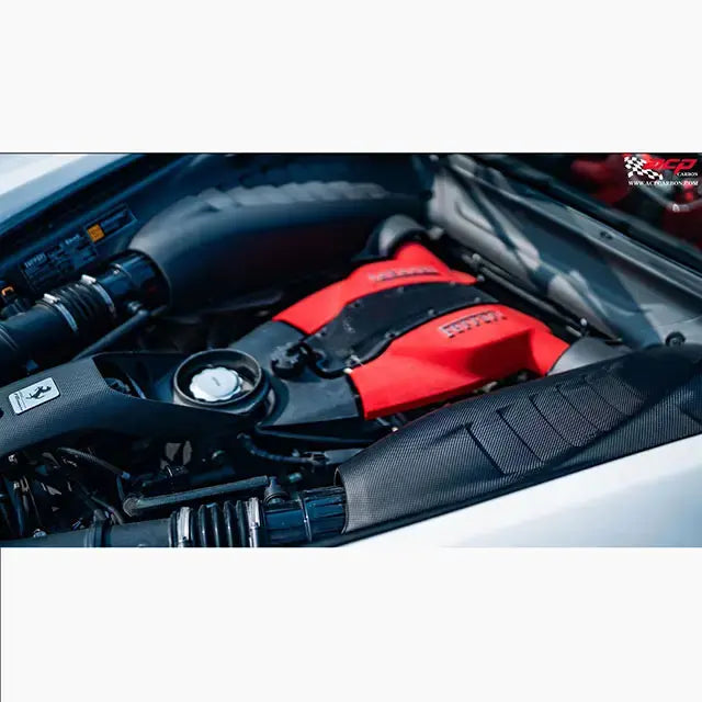 Dry Carbon Fiber Engine Bay Compartment - Ferrari F8 – The Carbon ...