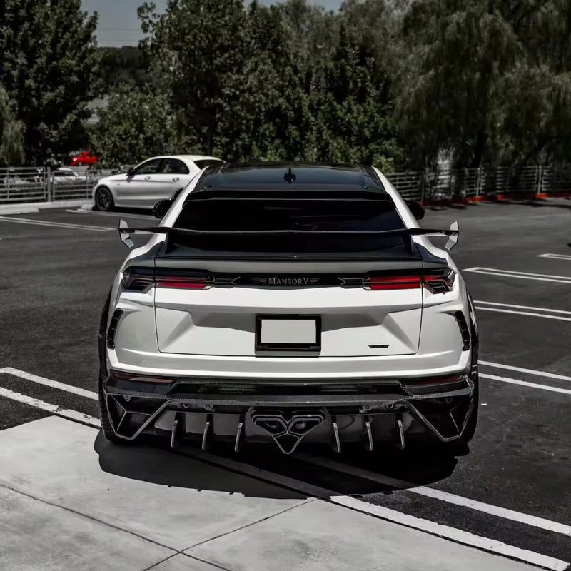 MSY Style Dry Carbon Fiber Rear Wing - Lamborghini Urus – The Carbon ...