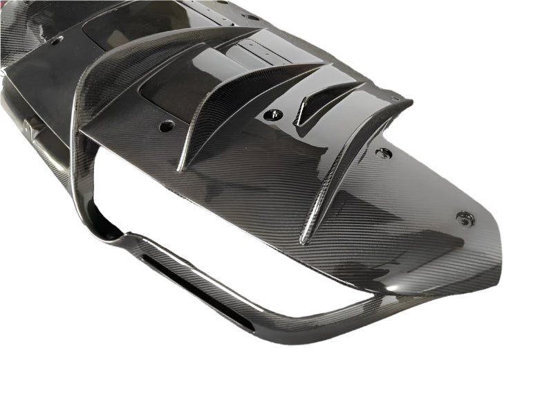N Style Carbon Fiber Rear Diffuser - Ferrari F8 Tributo – The Carbon ...