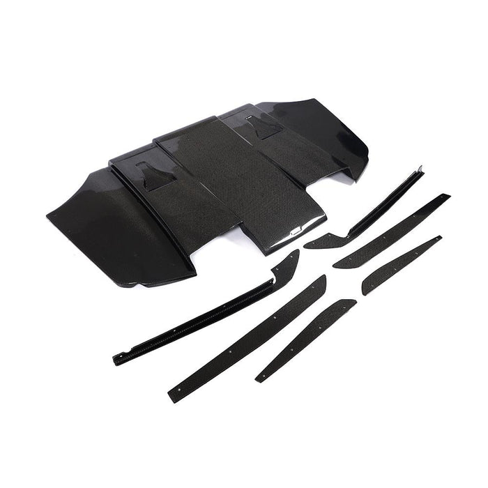 Carbon Fiber Varis Style Rear Undertray Diffuser - BMW 3 Series E92 E9
