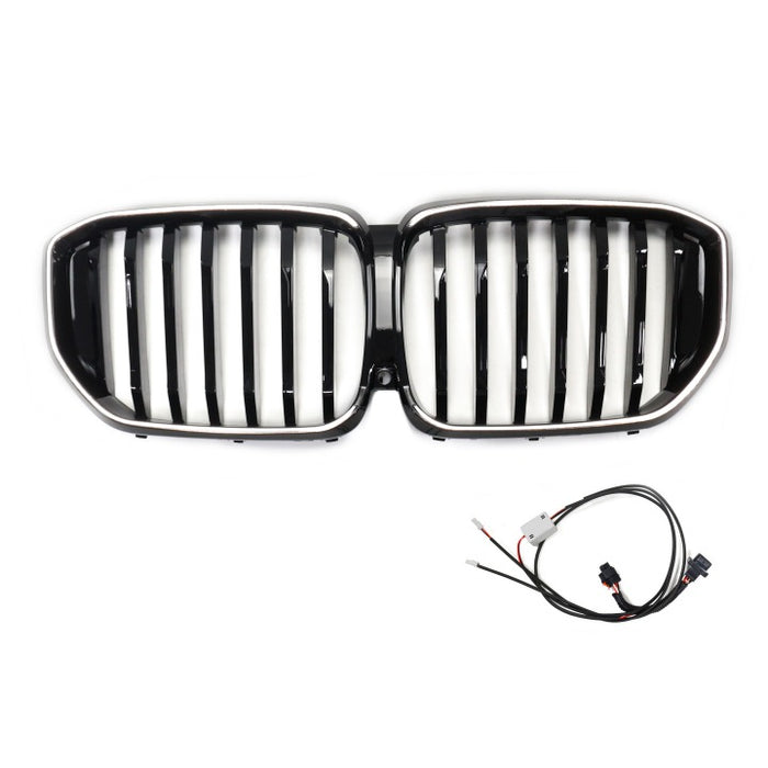 Gloss Back LED Front Grille Replacement - BMW X5 G05 LCi 24-25