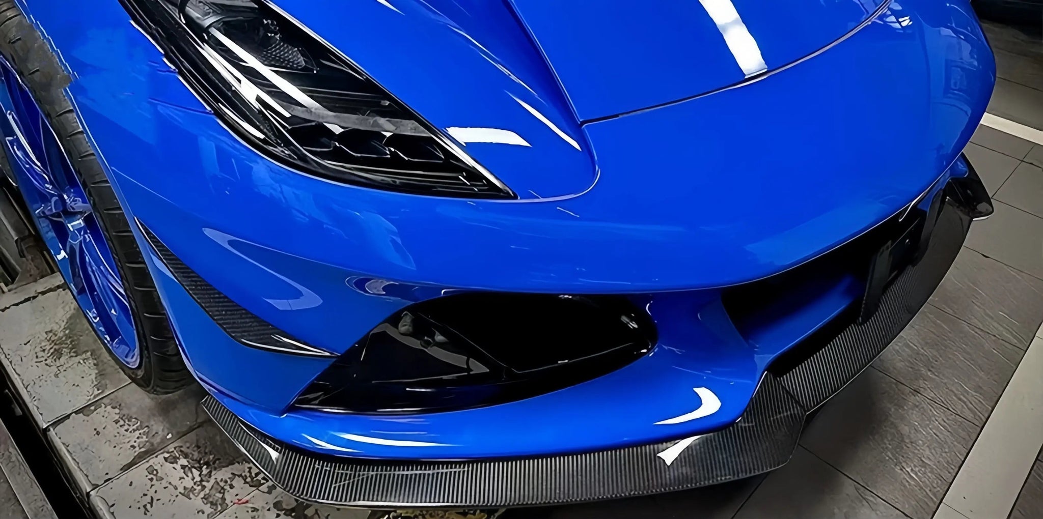 Dry Carbon Fiber Front Lip - Lotus Emira
