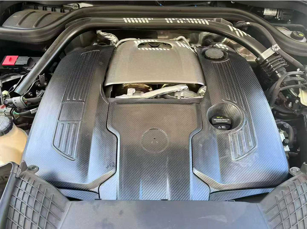 Carbon Fiber Engine Cover Replacement - Mercedes G Class W465 G63 G500