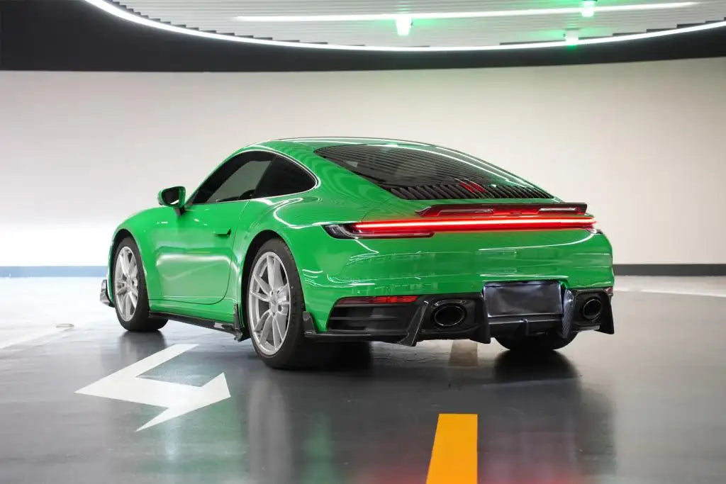 Prepreg Carbon Fiber Vented Rear Trunk Spoiler - Porsche 911 992 Targa