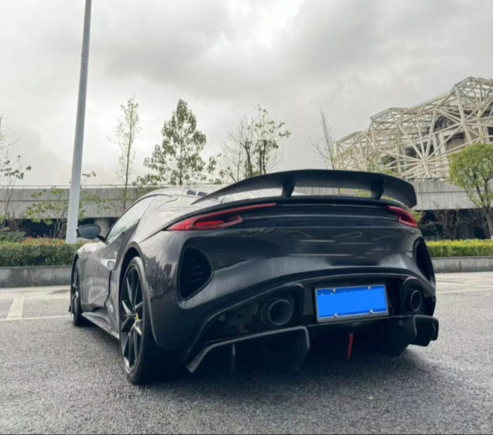 Carbon Fiber V Style Rear Wing - Lotus Emira