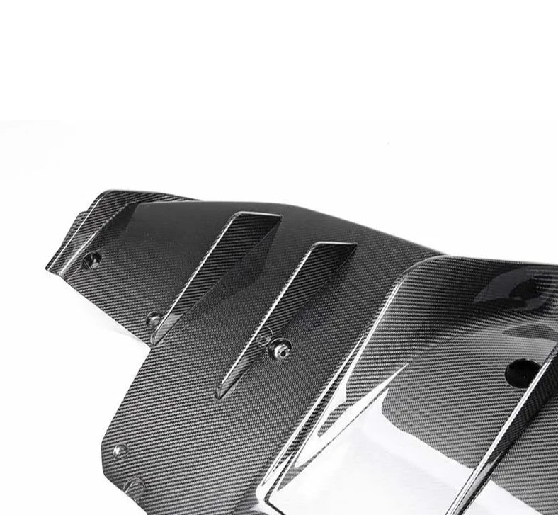 PT Carbon Fiber Rear Diffuser - Ferrari F8 Tributo/Spider – The Carbon ...