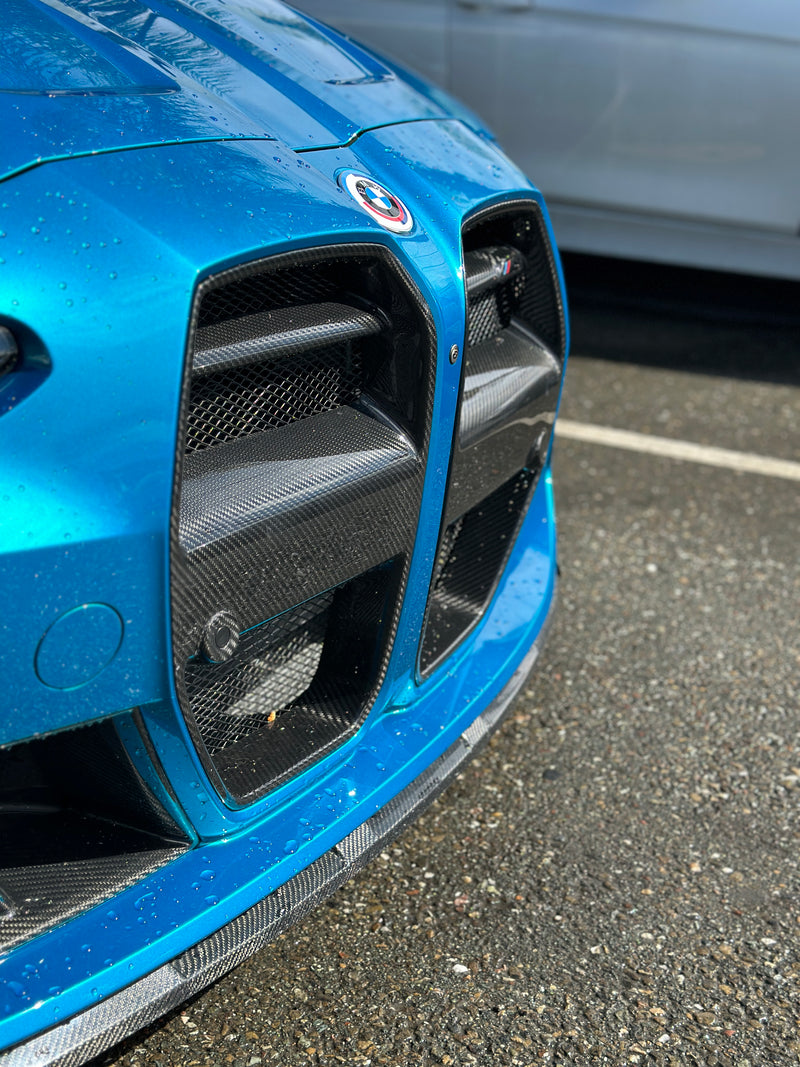VR Style Carbon Fiber Front Grilles - BMW G80 M3 & G82 / G83 M4 – The ...