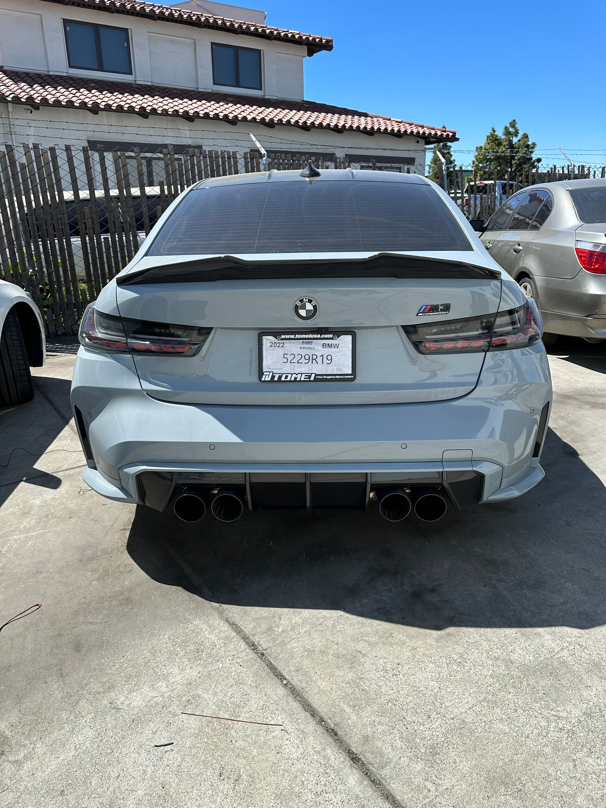 M Performance Style Carbon Fiber Rear Diffuser - BMW G80 M3 & G82 / G8