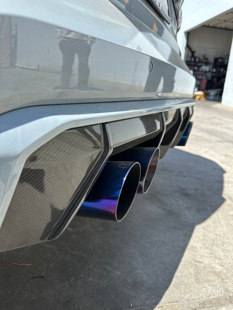 M Performance Style Carbon Fiber Rear Diffuser - BMW G80 M3 & G82 / G8 ...