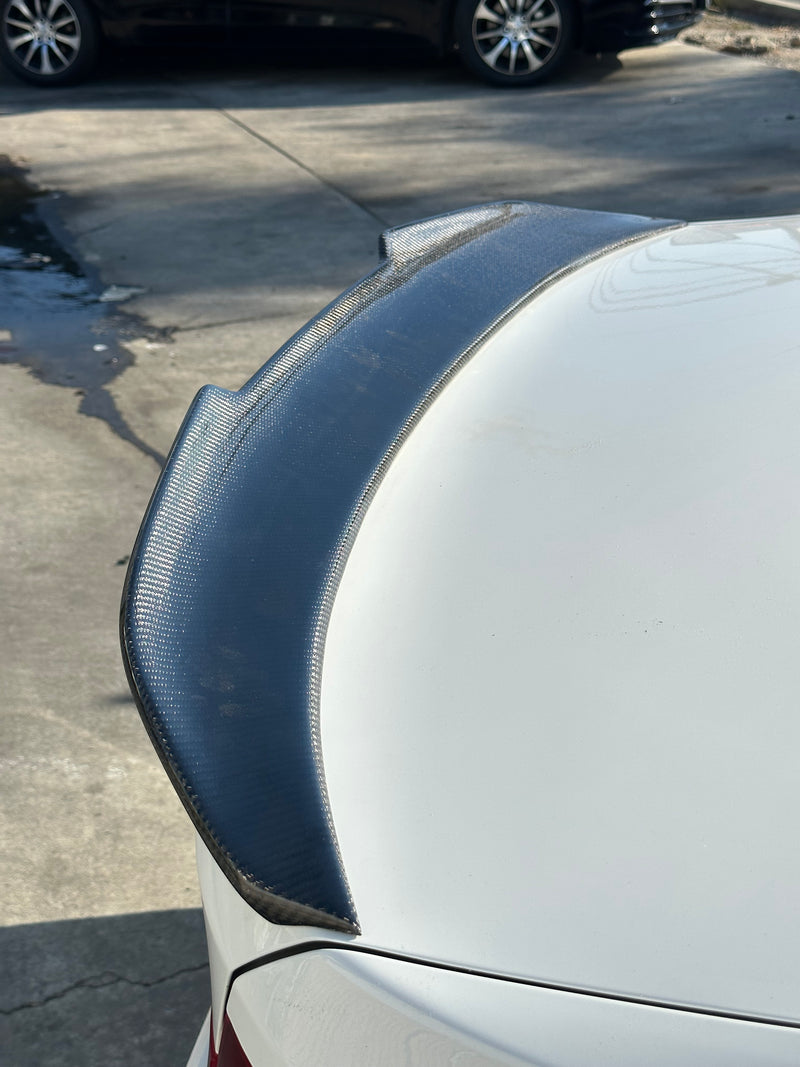 PSM High Kick Carbon Fiber Trunk Spoiler - BMW F80 M3 & F30 3 Series ...