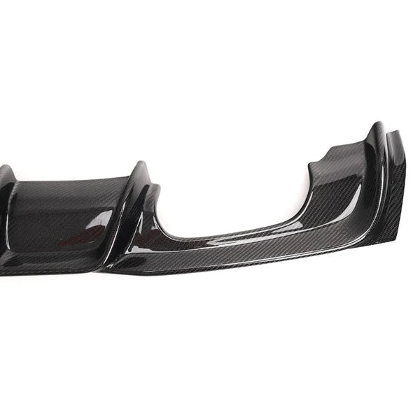 MP Style Carbon Fiber Rear Diffuser w/ Brake Light - BMW F30 3 Series ...
