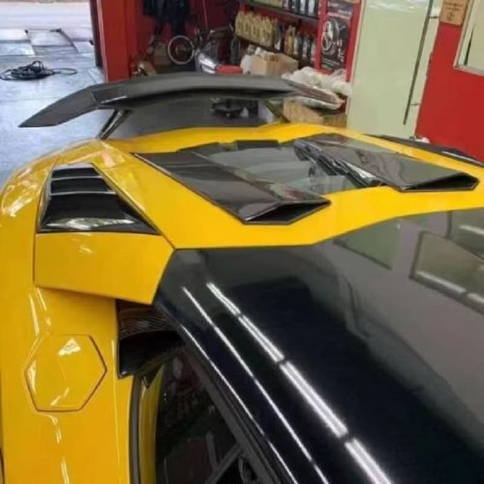 Carbon Fiber Vented Engine Air Intake replacement - Lamborghini Aventa