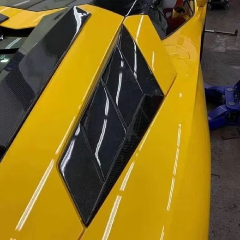 Carbon Fiber Vented Engine Air Intake replacement - Lamborghini Aventa