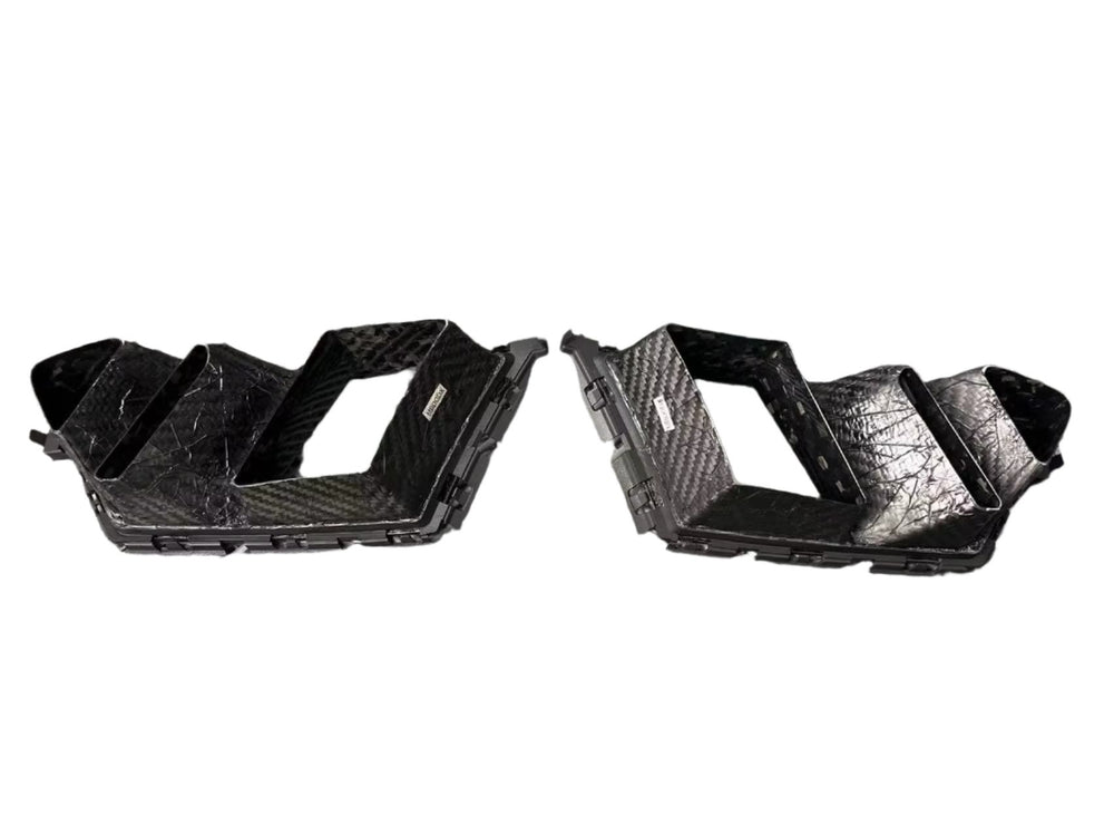 R Style Twin Fin Dry Carbon Fiber Air Ducts - BMW G80/G81/G82/G83 M3