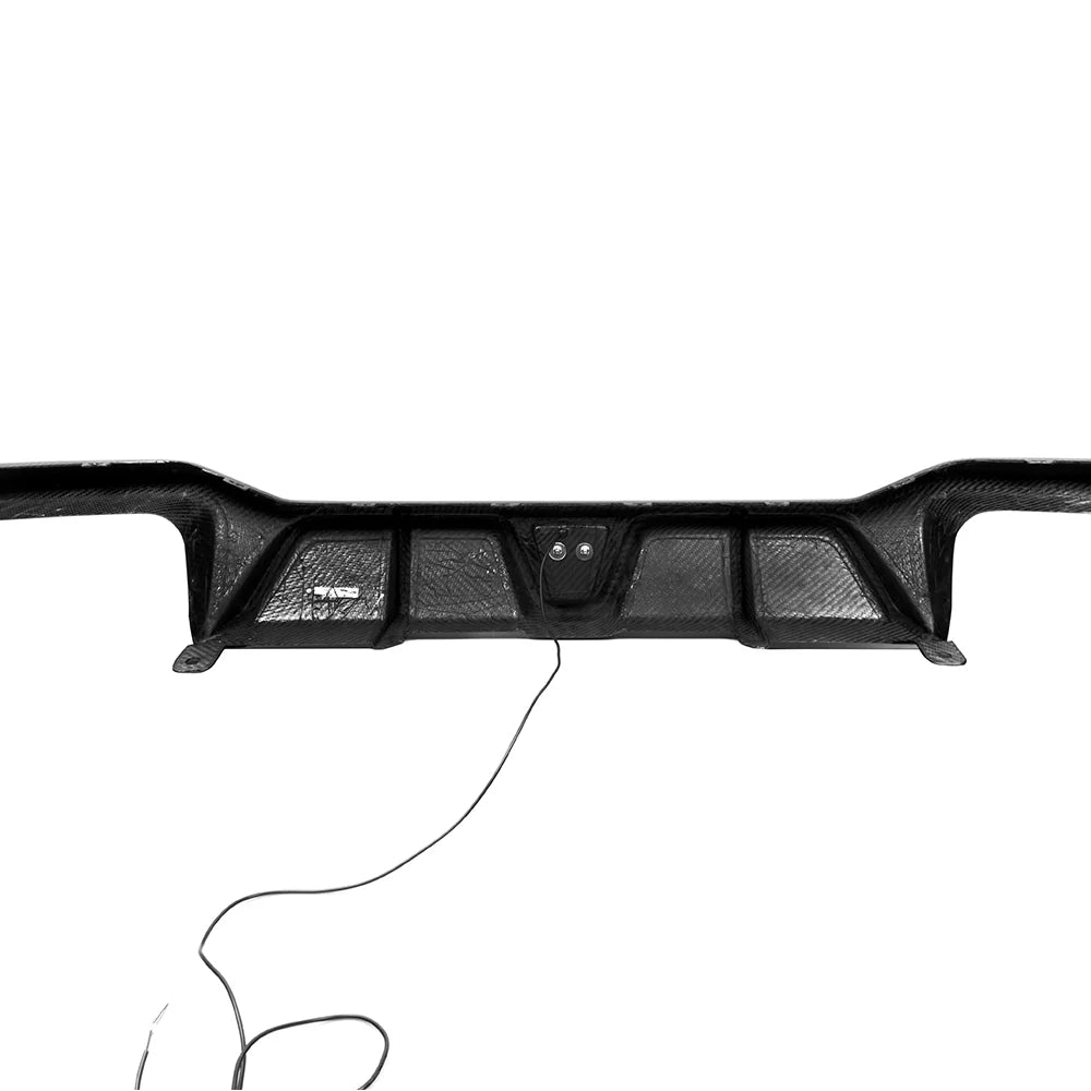 Carbon Fiber SQ Rear Diffuser W/ Brake Light - BMW X4M F98 Facelift