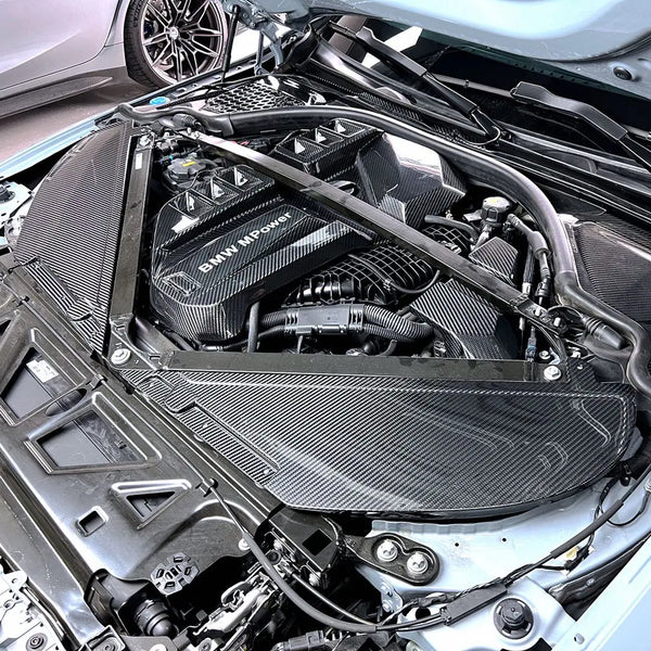 Dry Carbon Fiber Full Engine Bay Cover Kit - BMW G80 M3 & G82 M4 – The ...
