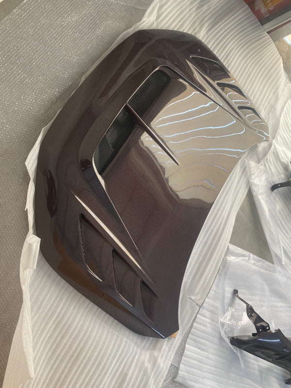 VS Style Carbon Fiber Vented Hood Bonnet - Honda Civic Type R FL5