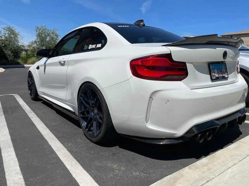PSM Style High Kick Carbon Fiber Trunk Spoiler - BMW F87 M2 & F22 2 Se