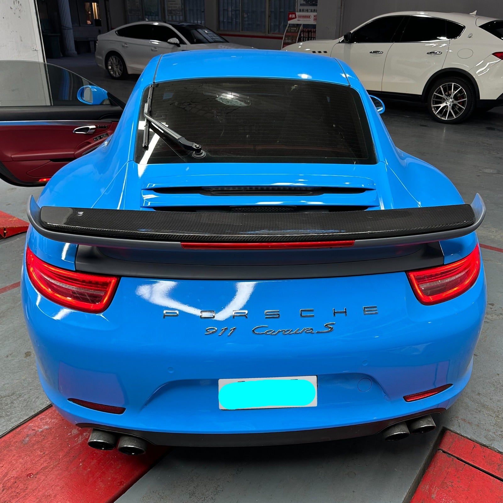 Dry Carbon Fiber/ PP Rear Trunk Wing - Porsche 911 991.1 Turbo S 2012