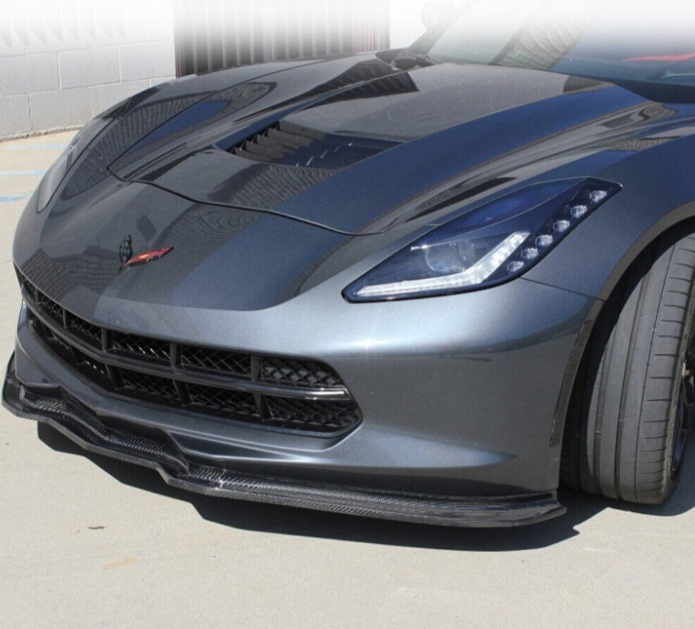 Carbon Fiber Front Lip V1 - Chevrolet C7